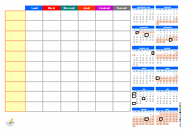 Imprimer gratuitement des calendriers, agendas et emplois du temps